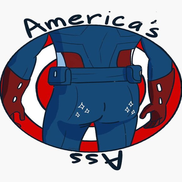 Accessories | Americas Ass Captain America Marvel Funny Chris Evans ...